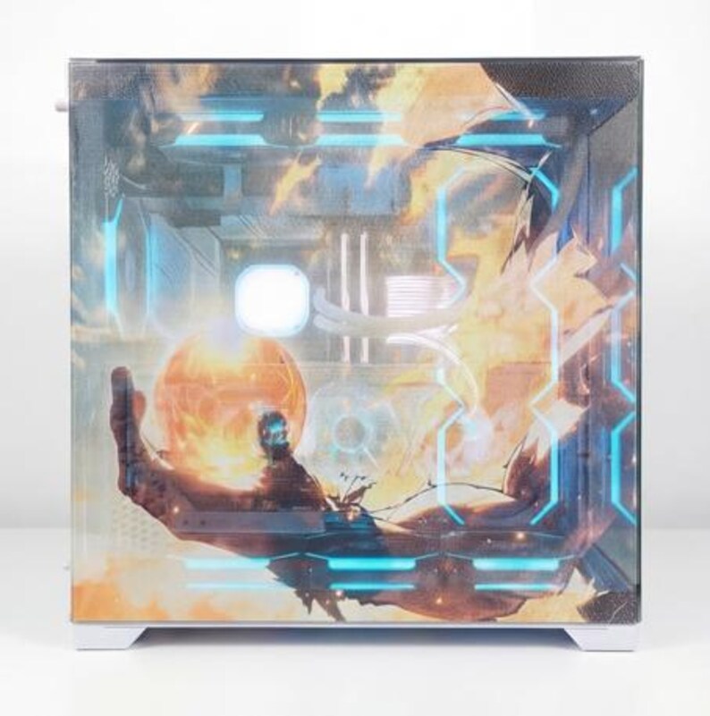 Custom Anime PC Case Decal - Personalized Vinyl Gaming Mod ...