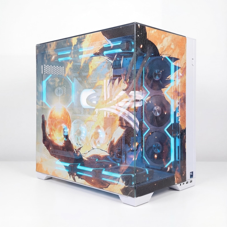 Custom Anime PC Case Decal - Personalized Vinyl Gaming Mod ...