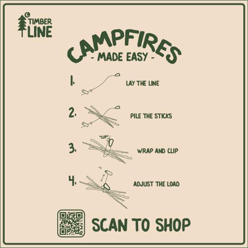 Timberline - Campfires Made Easy - Etsy