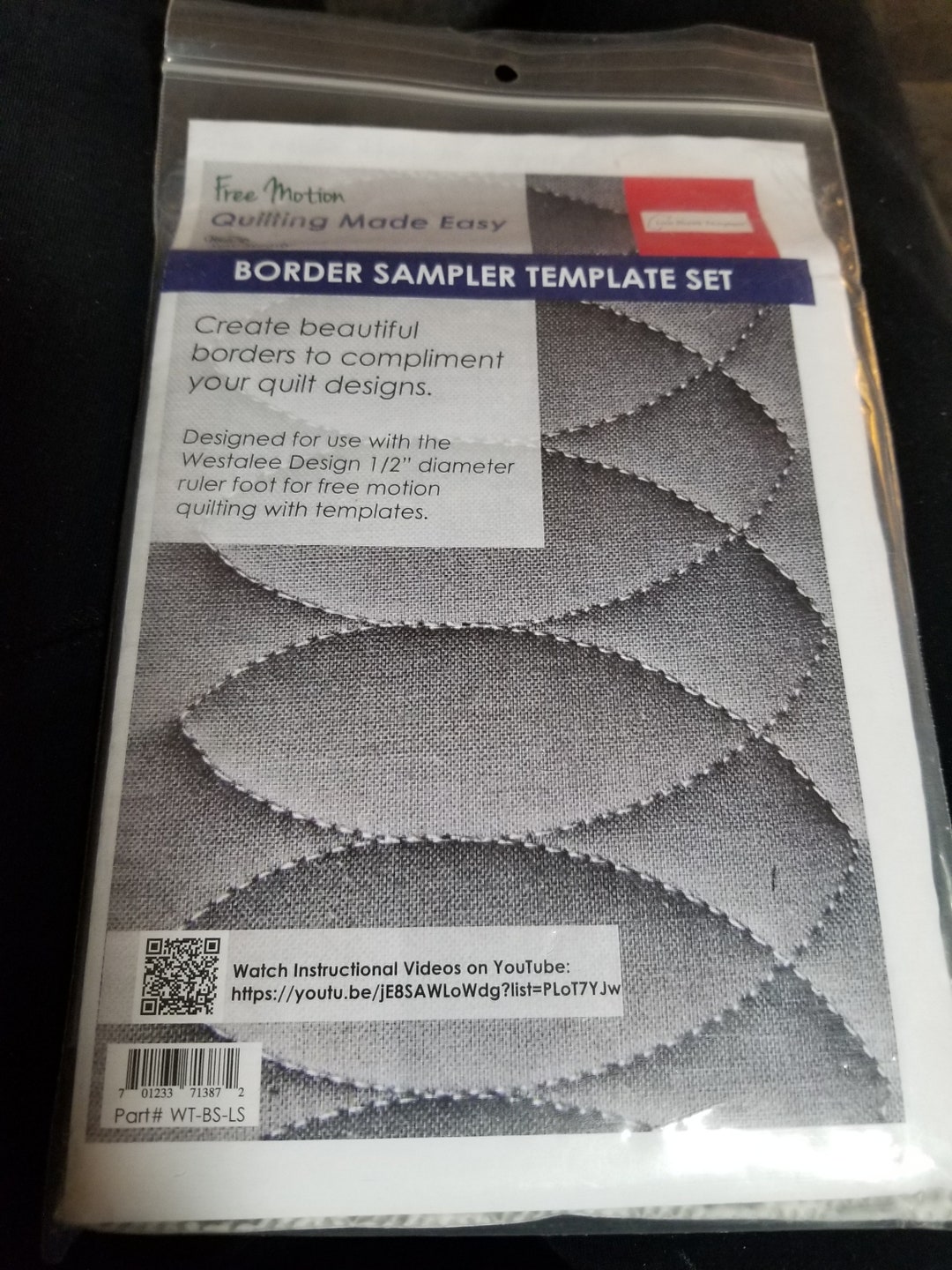 Westalee Border Sampler Template Ruler Set for Domestic Machine ...