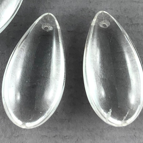Clear Glass Teardrop - Etsy