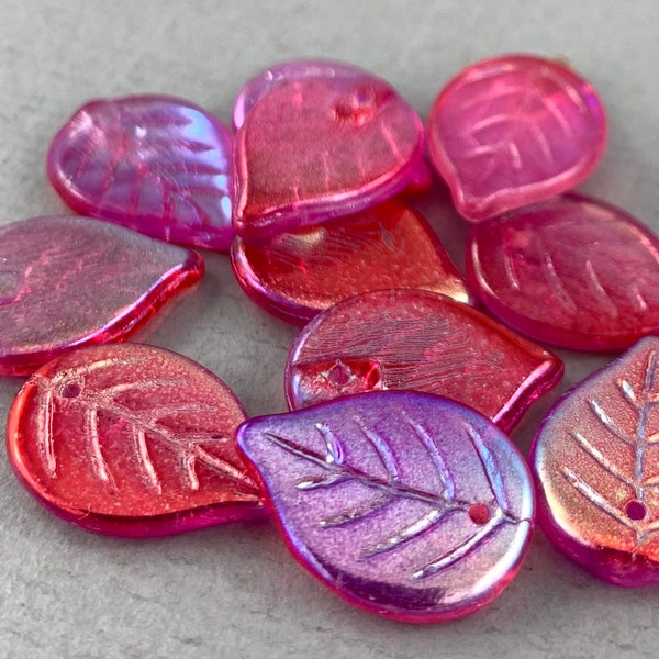 Iridescent Leaf - Etsy