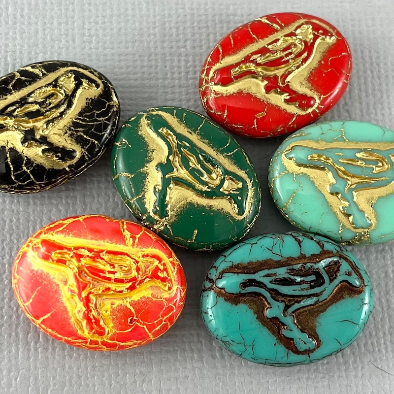 Bronze Raven Beads - Etsy