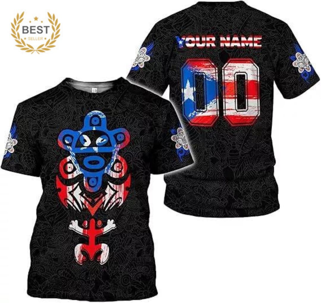 Custom Puerto Rico Shirts 3D Puerto Rico Shirt Puerto Rico Flag T-shirt ...