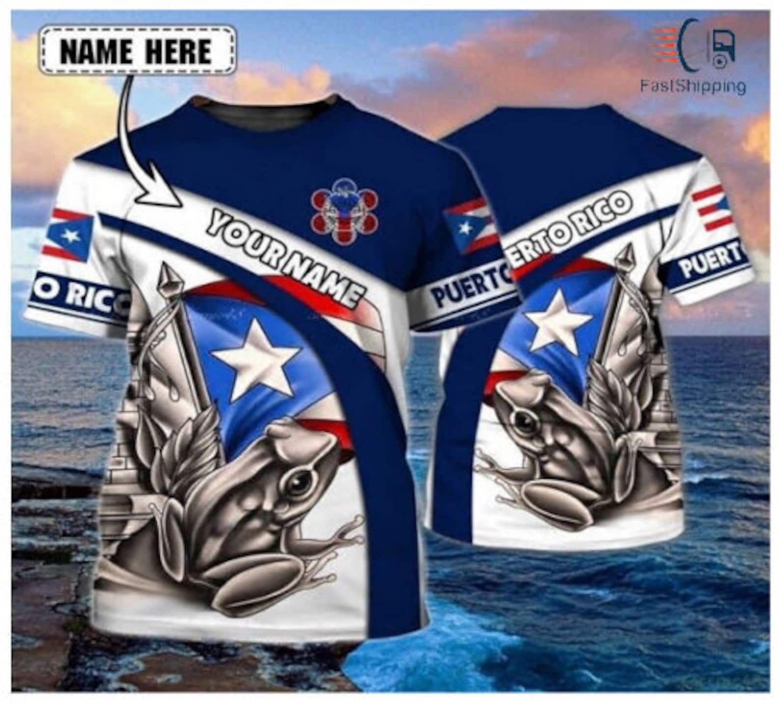 Beautiful Shirt Puerto Rico Personalized Name Classic Unisex Shirt Size ...