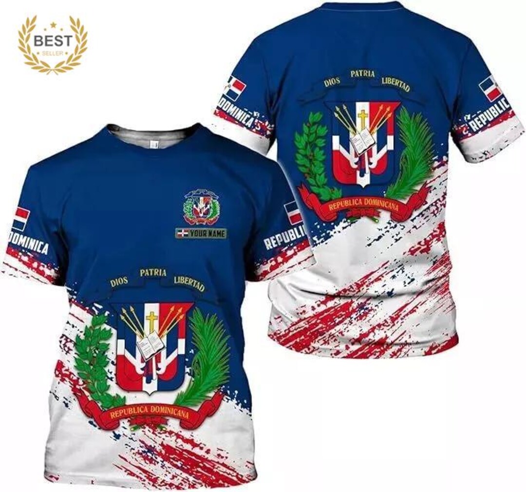 Custom Dominican Shirts Dominican Republic 3D T-SHIRT Mother Day Gift ...