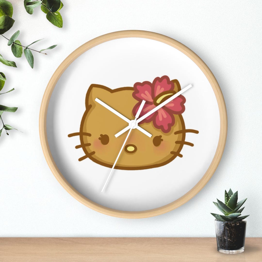 Hello Kitty Wall Clock - Etsy
