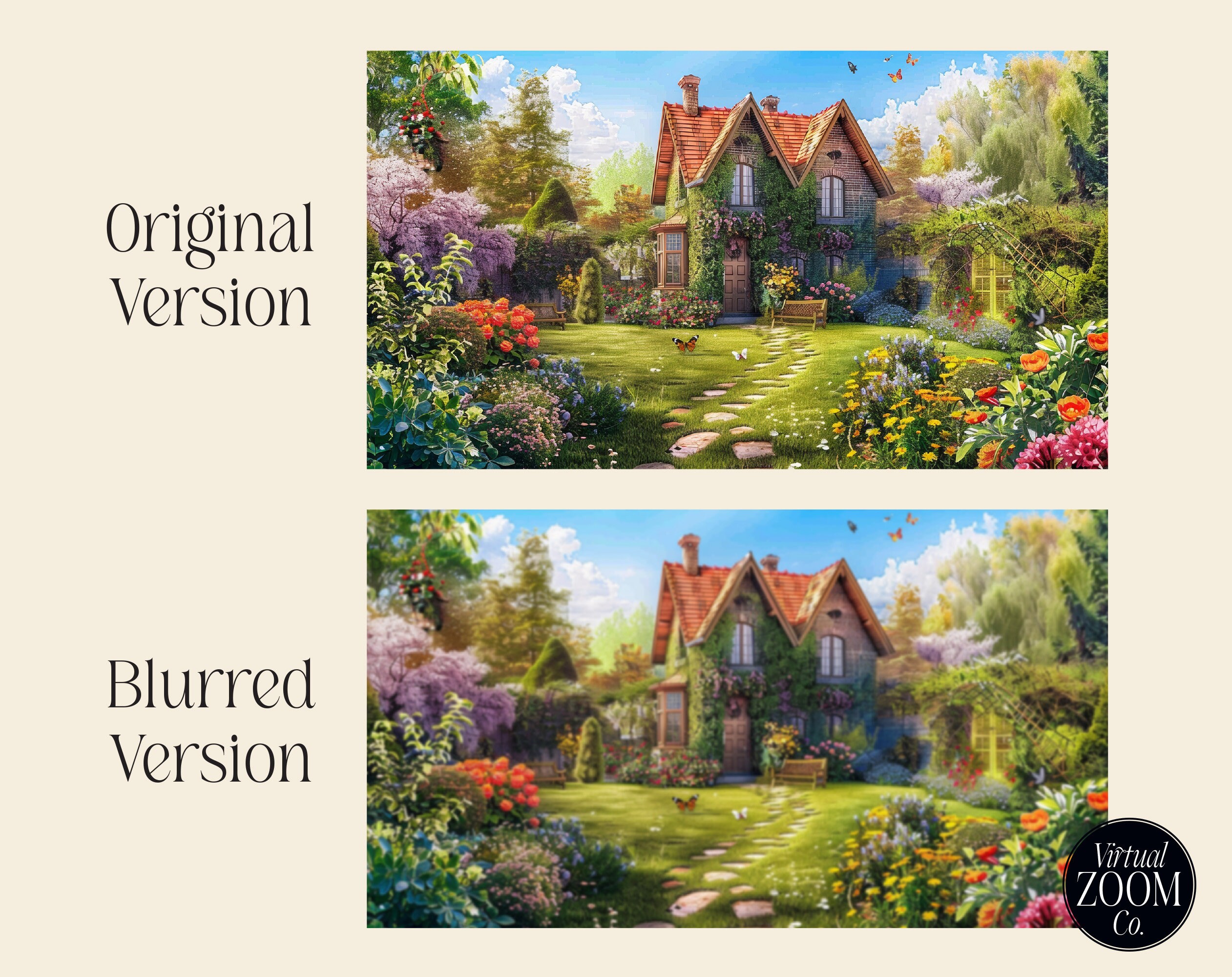 Zoom Background Spring Cottage Garden Zoom Flowers Zoom Photo Nature ...