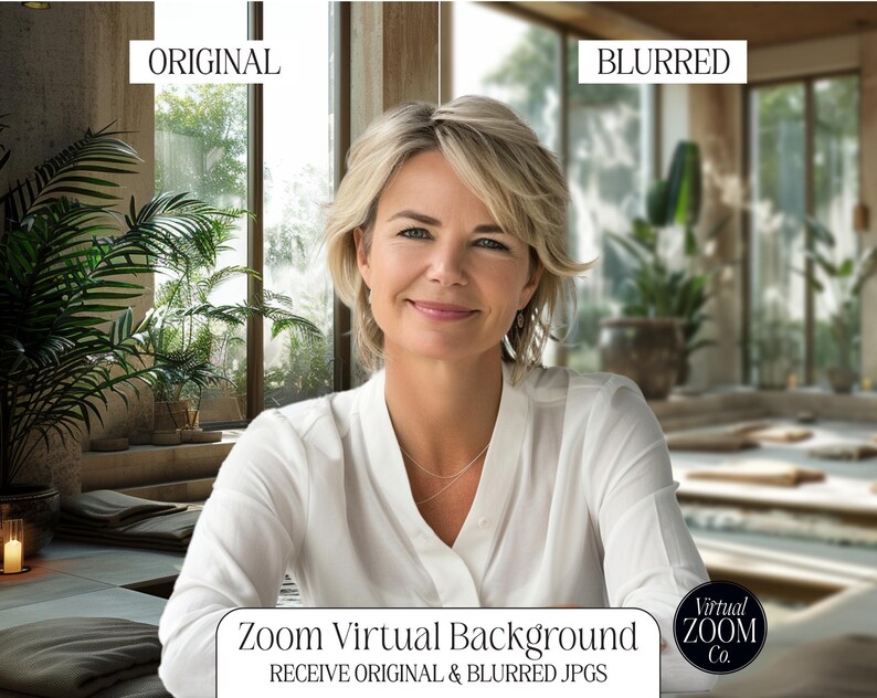 Zoom Background Yoga Retreat Wellness Retreat Weekend Spa Retreat Zoom ...