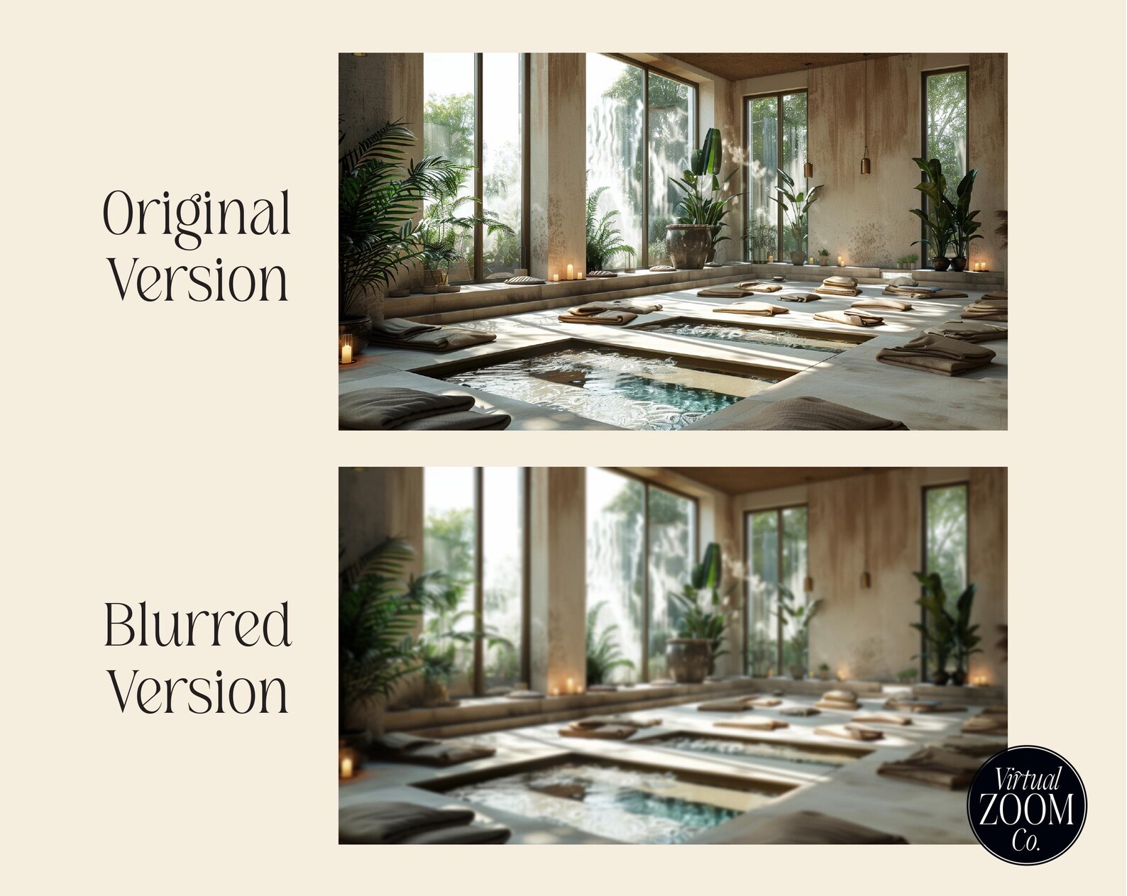 Zoom Background Yoga Retreat Wellness Retreat Weekend Spa Retreat Zoom Zen Calming Virtual ...