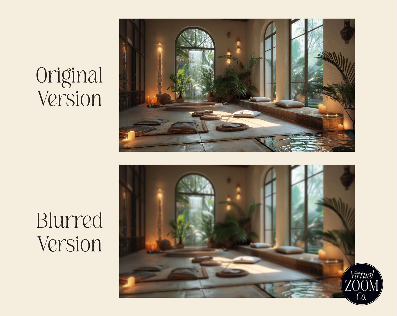 Zoom Background Wellness Retreat Zoom Virtual Background Zen Zoom Spa ...