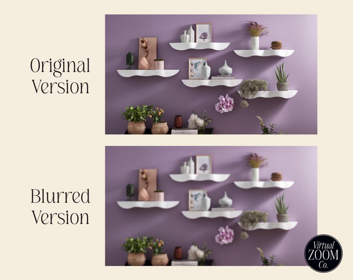 Zoom Background Purple Zoom Home Office Virtual Background Purple ...