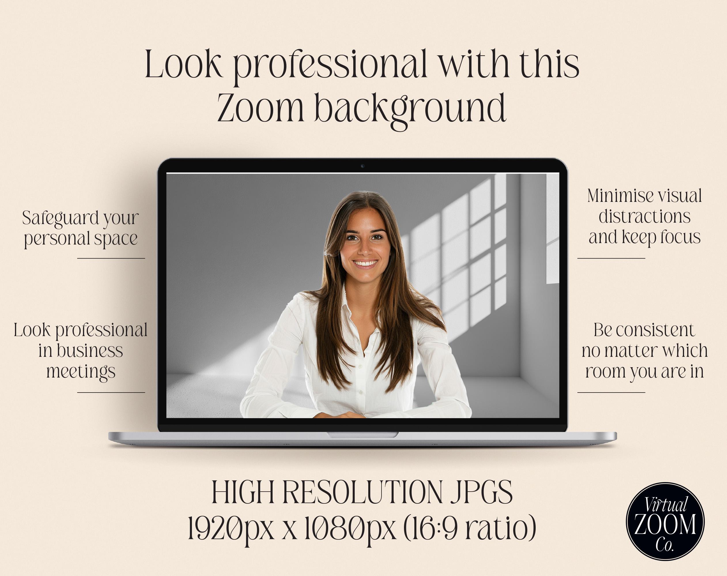 Zoom Background Window Zoom Minimalist Office Background Zoom ...