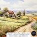 Zoom Background Country Farm Zoom Farm Painting Countryside Art Virtual ...