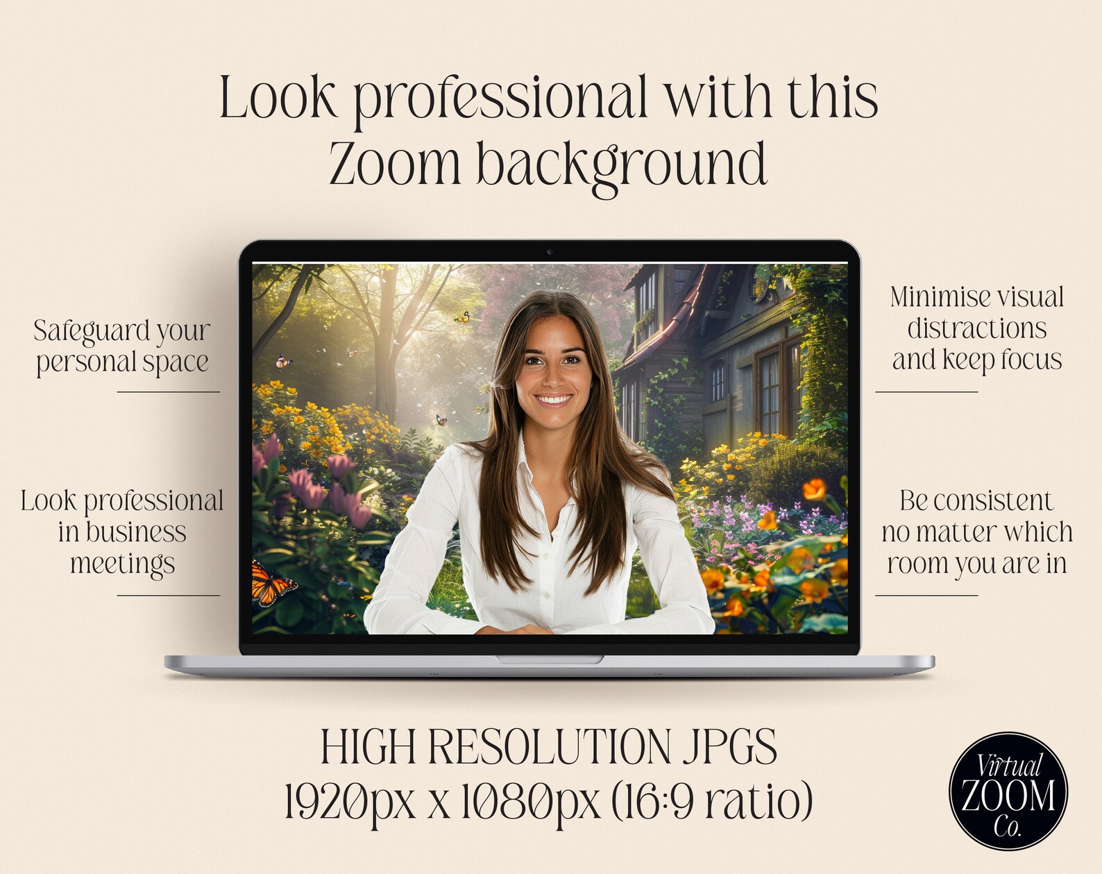 Zoom Background Spring Cottage Garden Zoom Flowers Zoom Photo Nature ...