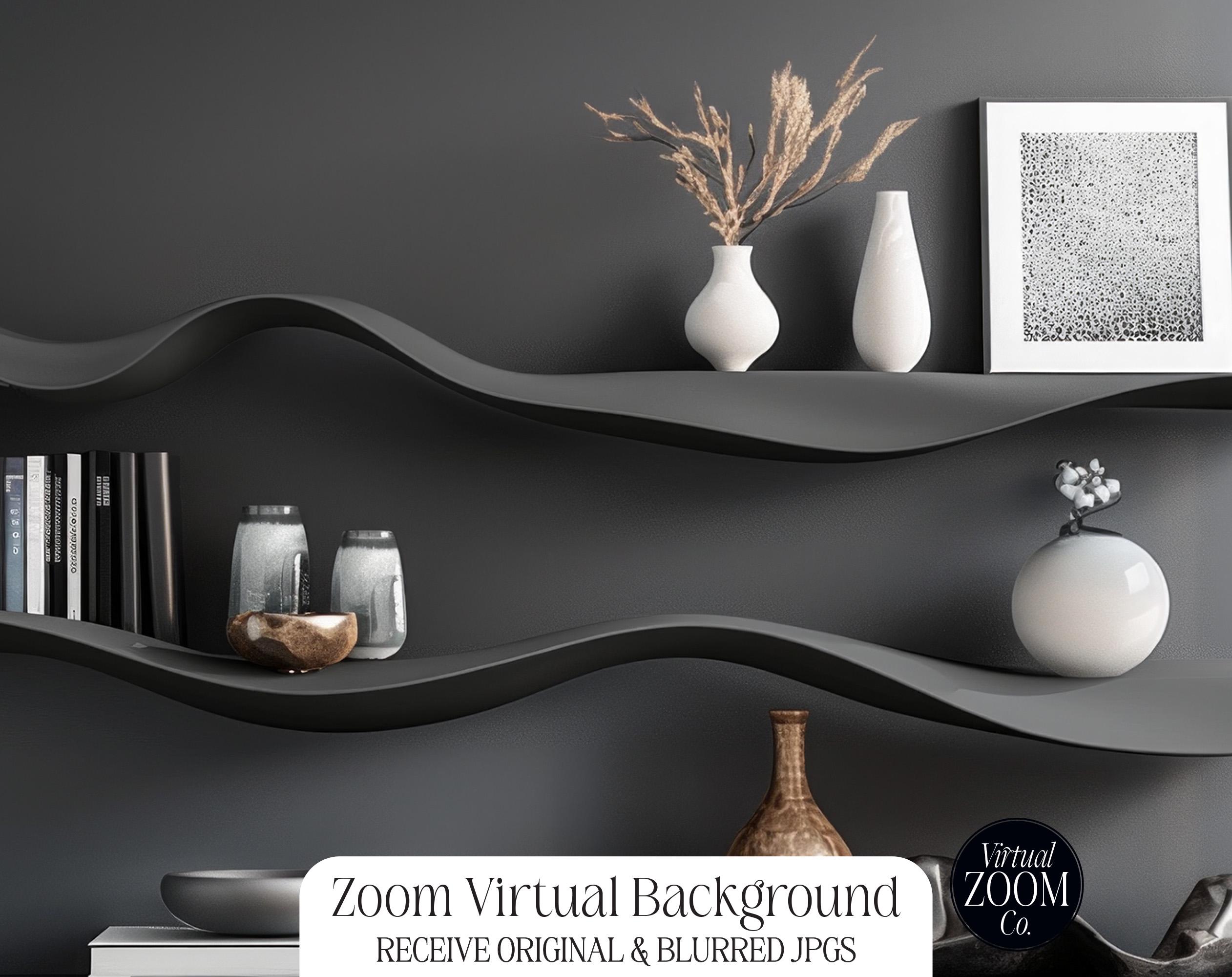 Zoom Background Black Zoom Home Office Virtual Background Black Room ...