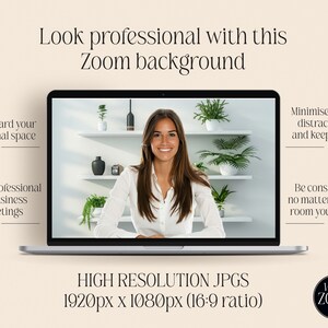 Zoom Background Indoor Plants Zoom Meeting Plants on Shelves Virtual ...