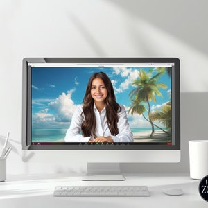 Zoom Background Beach Zoom Virtual Background Beaches Zoom Tropical ...