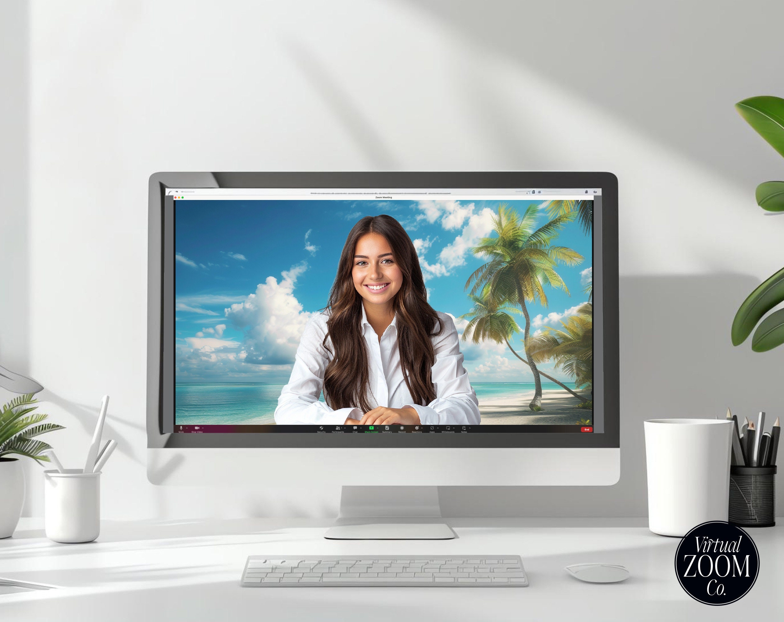 Zoom Background Beach Zoom Virtual Background Beaches Zoom Tropical ...