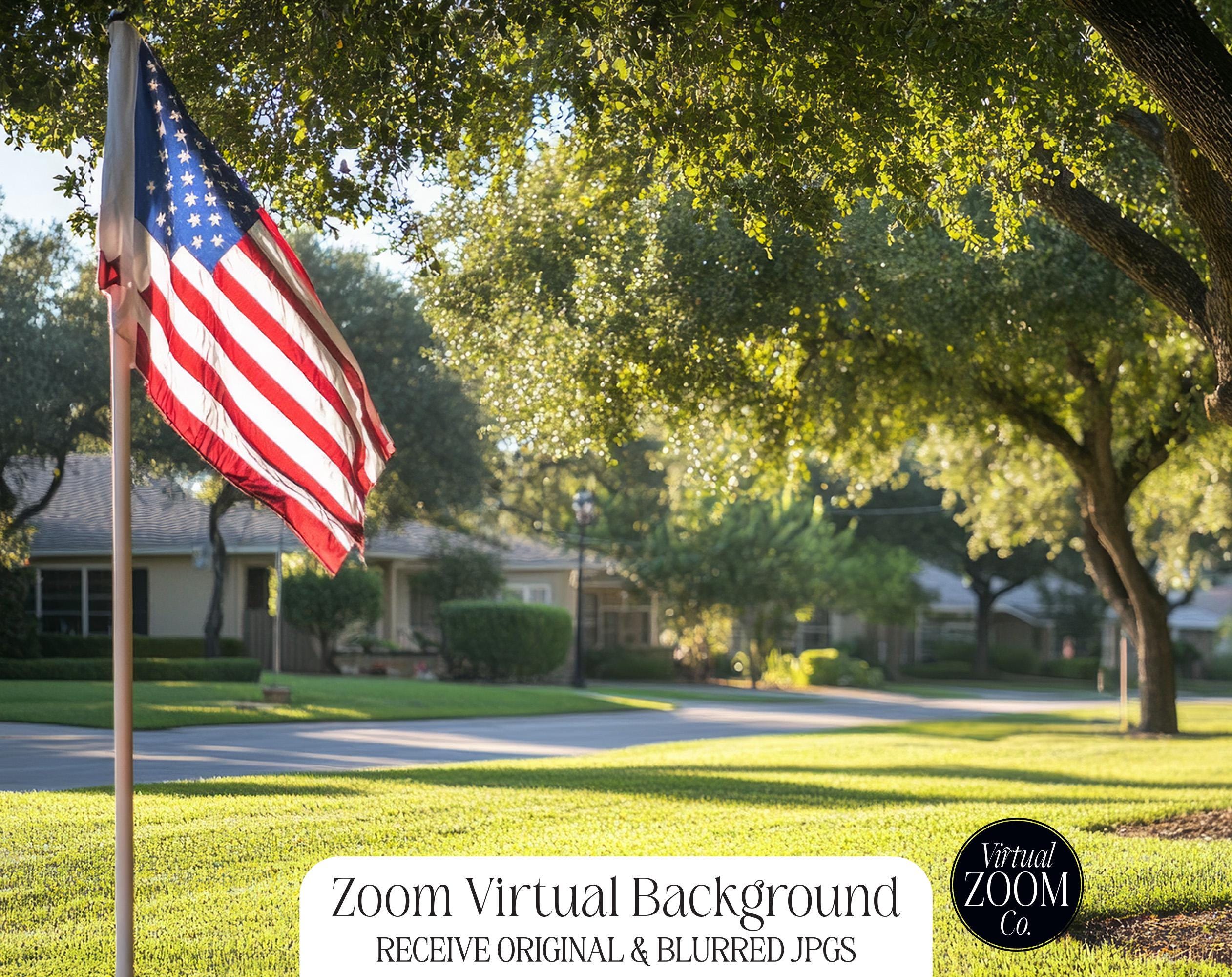 Zoom Background American Background Street View Virtual Background ...