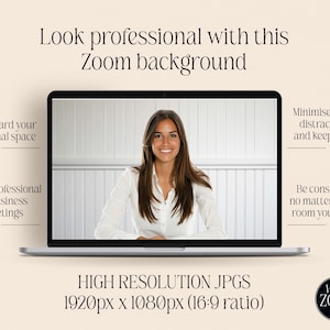 Zoom Background Panel Wall Zoom Minimalist Office Background Zoom ...