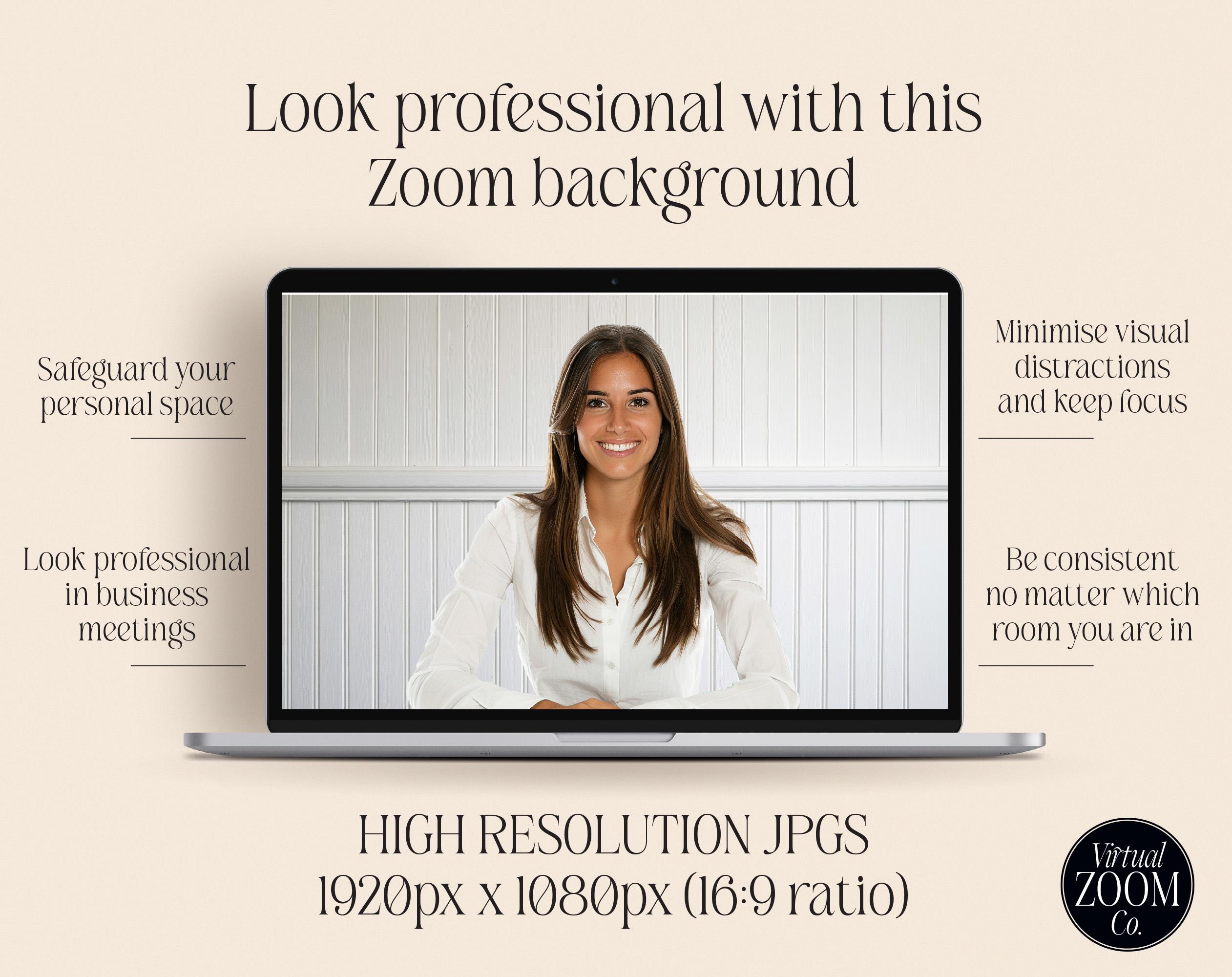 Zoom Background Panel Wall Zoom Minimalist Office Background Zoom ...