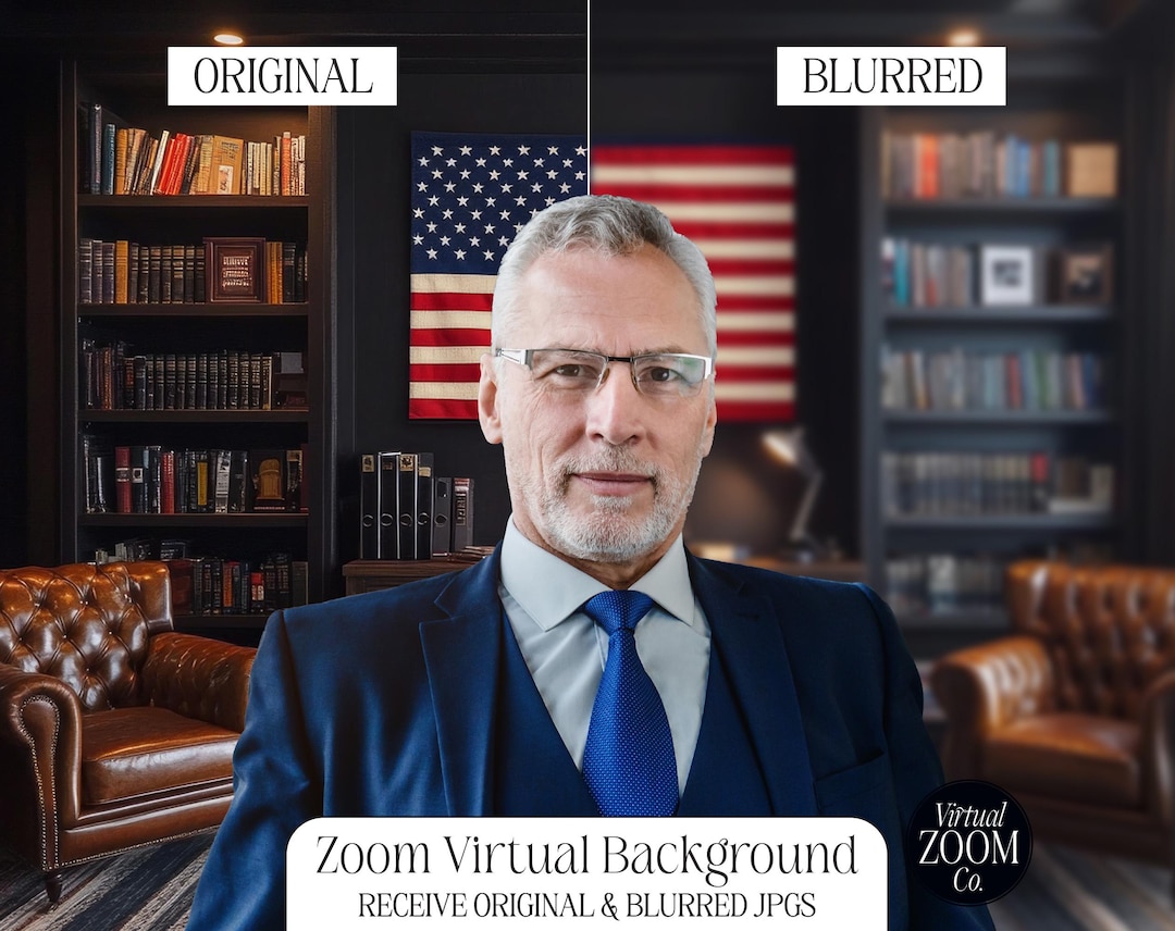 Zoom Background American Background Professional Zoom Virtual ...