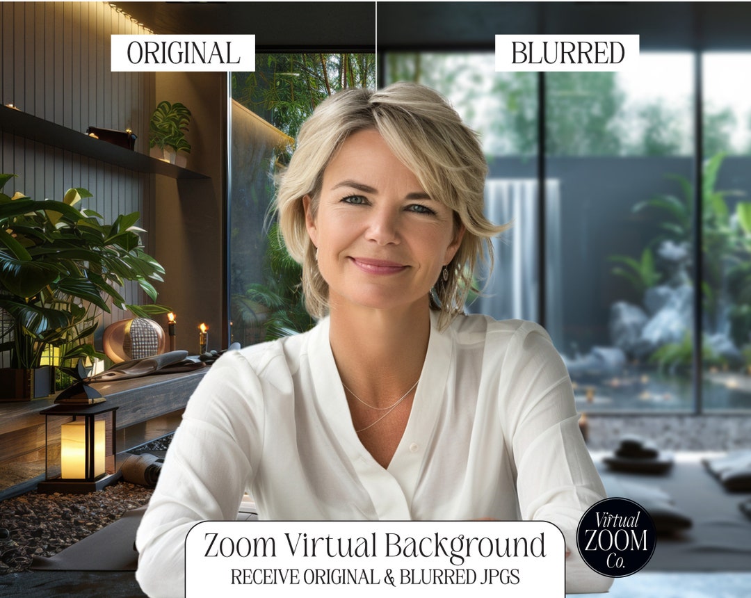 Zoom Background Wellness Retreat Zoom Virtual Background Zen Zoom Spa ...