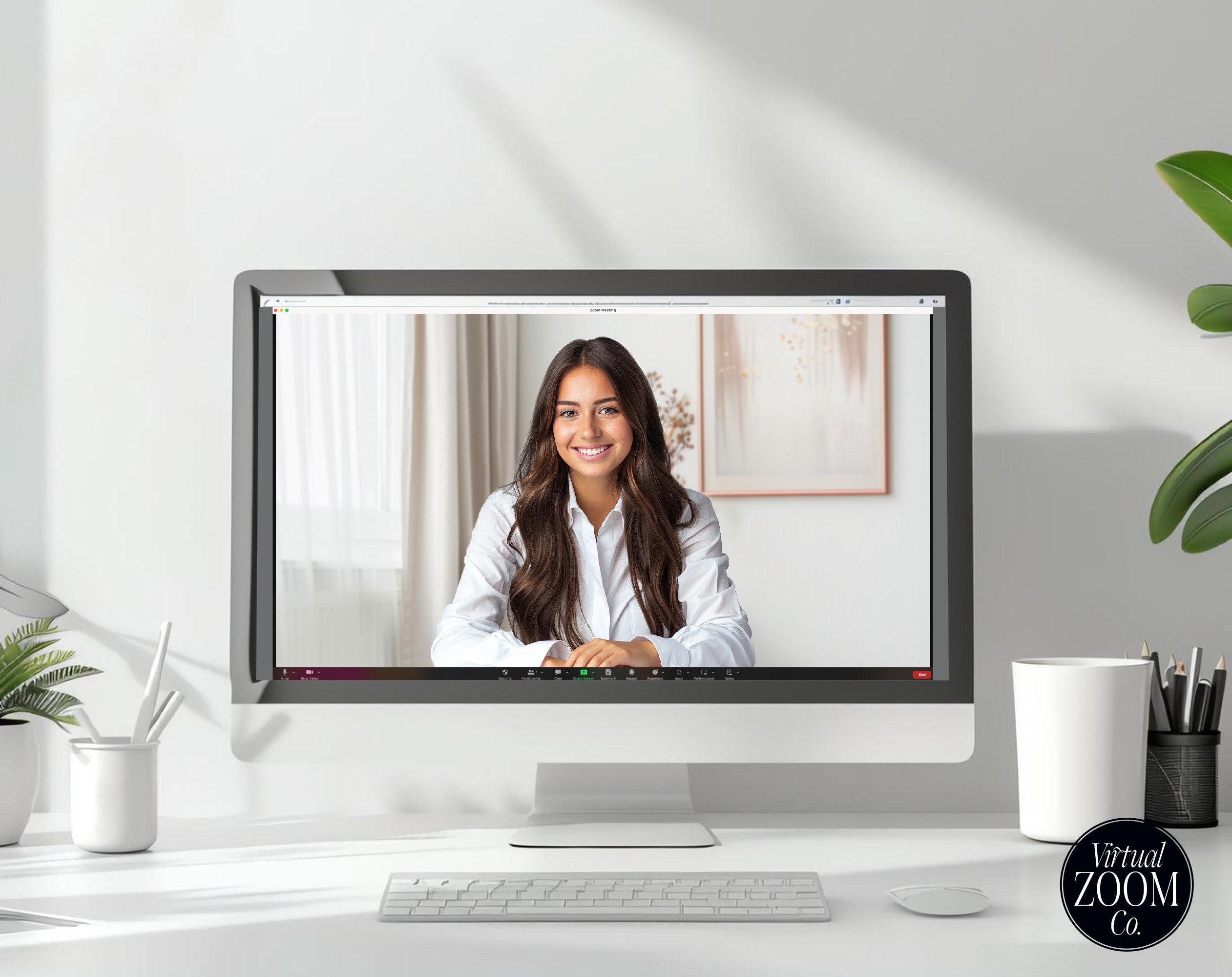 Zoom Background Professional Zoom Background Luxury Home Wall Art Zoom ...