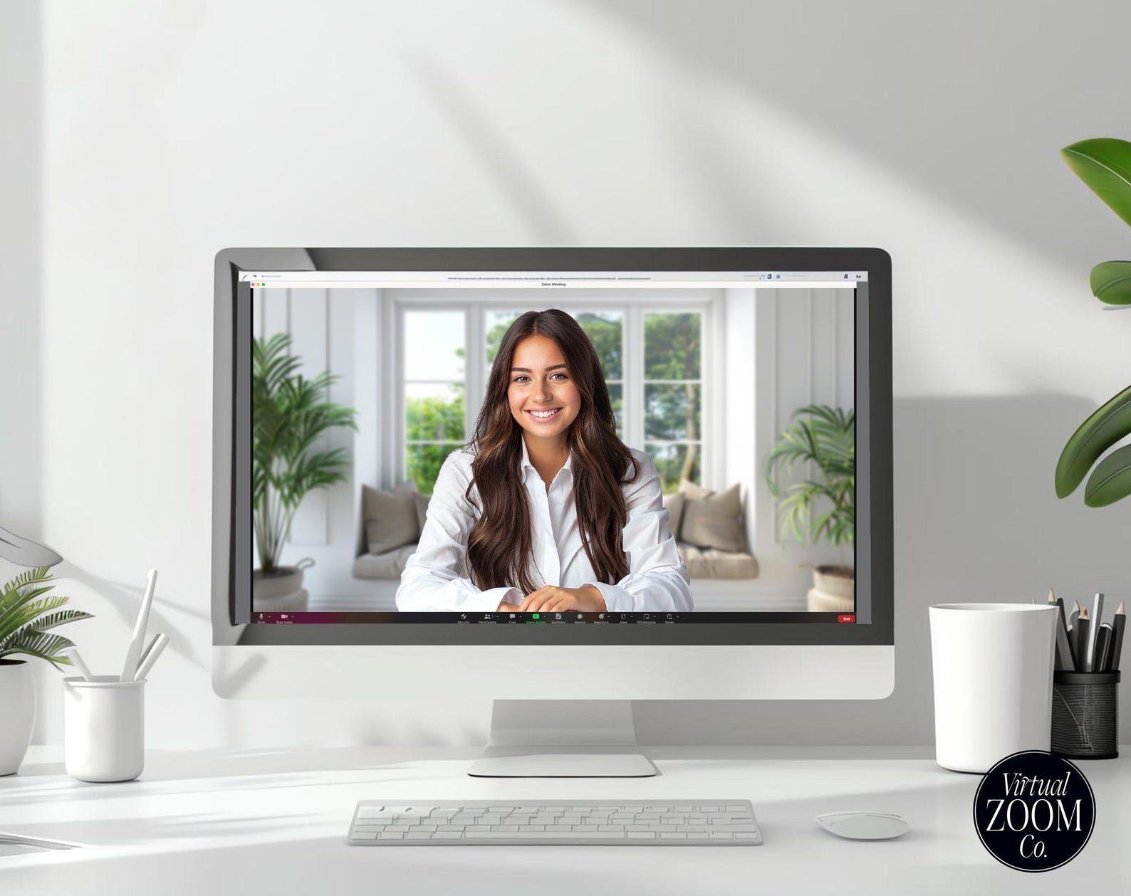 Zoom Background Sunroom Professional Zoom Window View Background Home ...