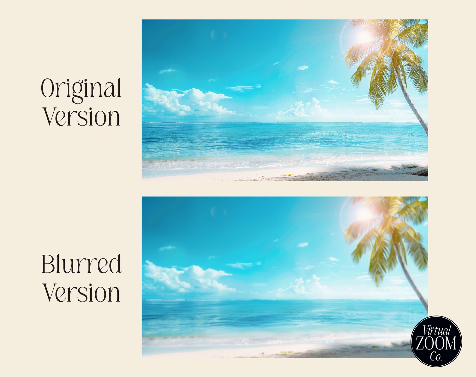 Zoom Background Beach Zoom Virtual Background Beaches Zoom Tropical ...