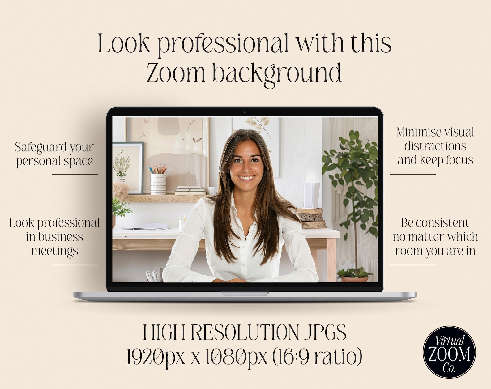 Zoom Background Home Office Zoom Office Background Virtual Background ...