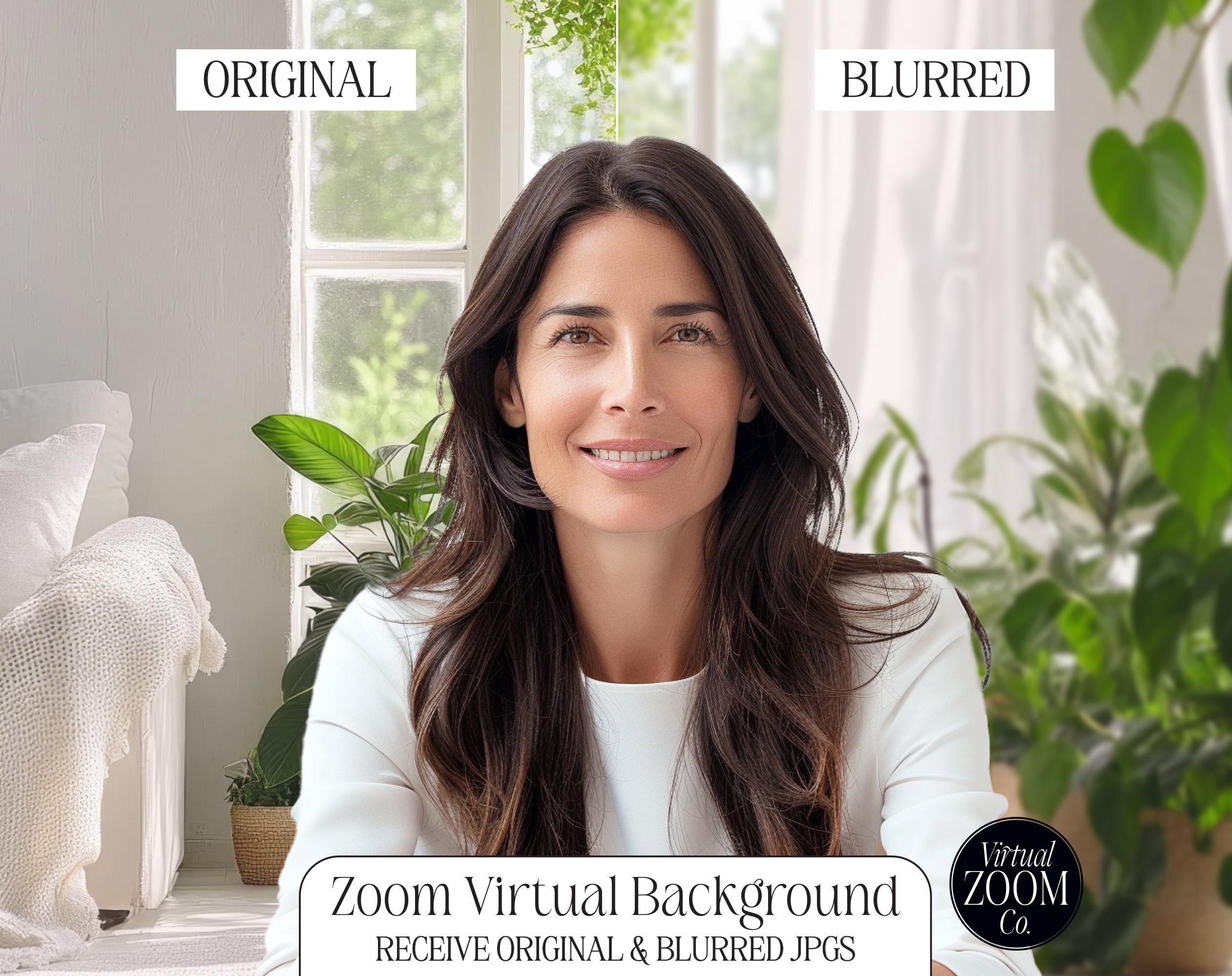 Zoom Background Plant Room Professional Zoom Window View Background ...