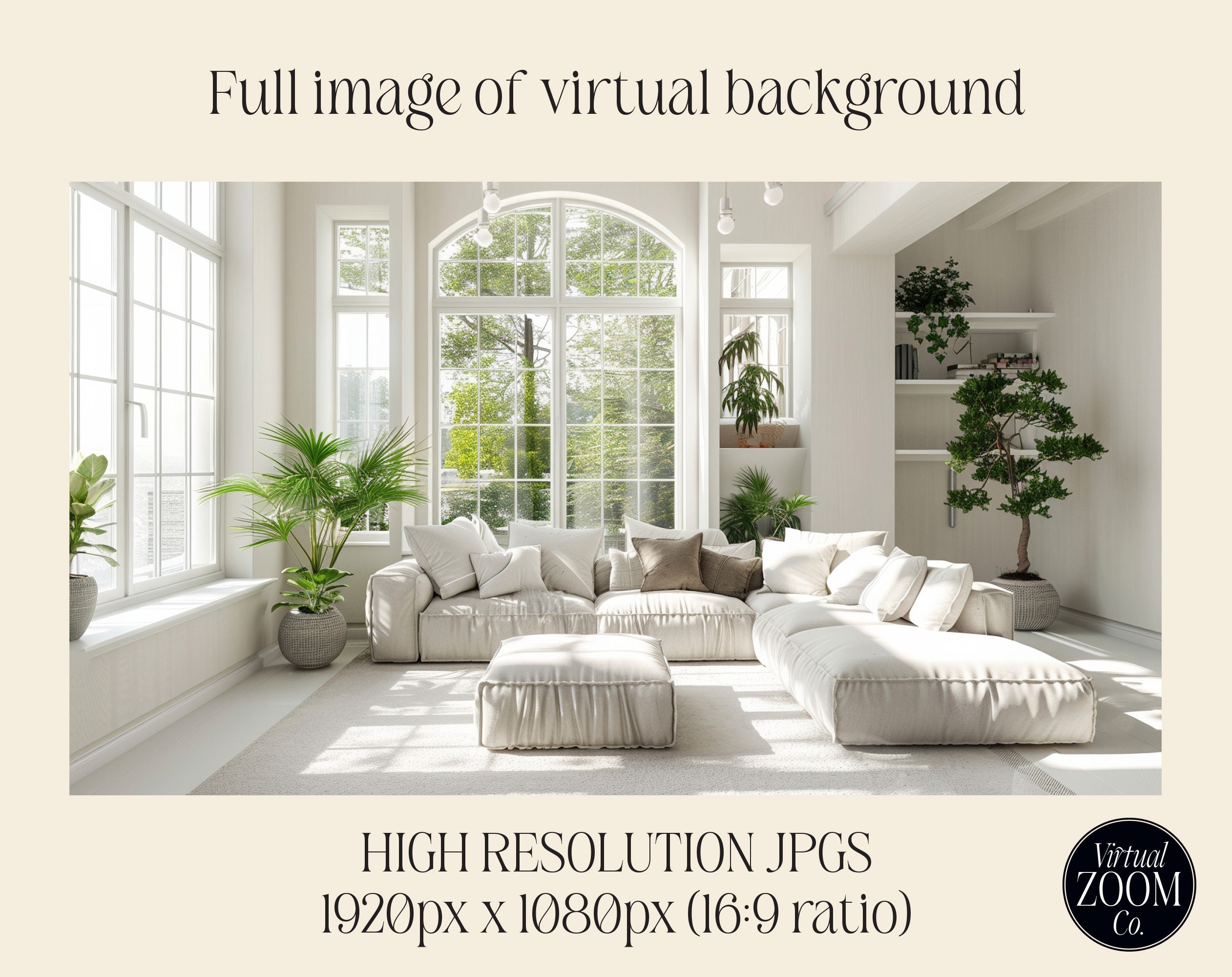 Zoom Background Professional Zoom Background Luxury Home White Home ...