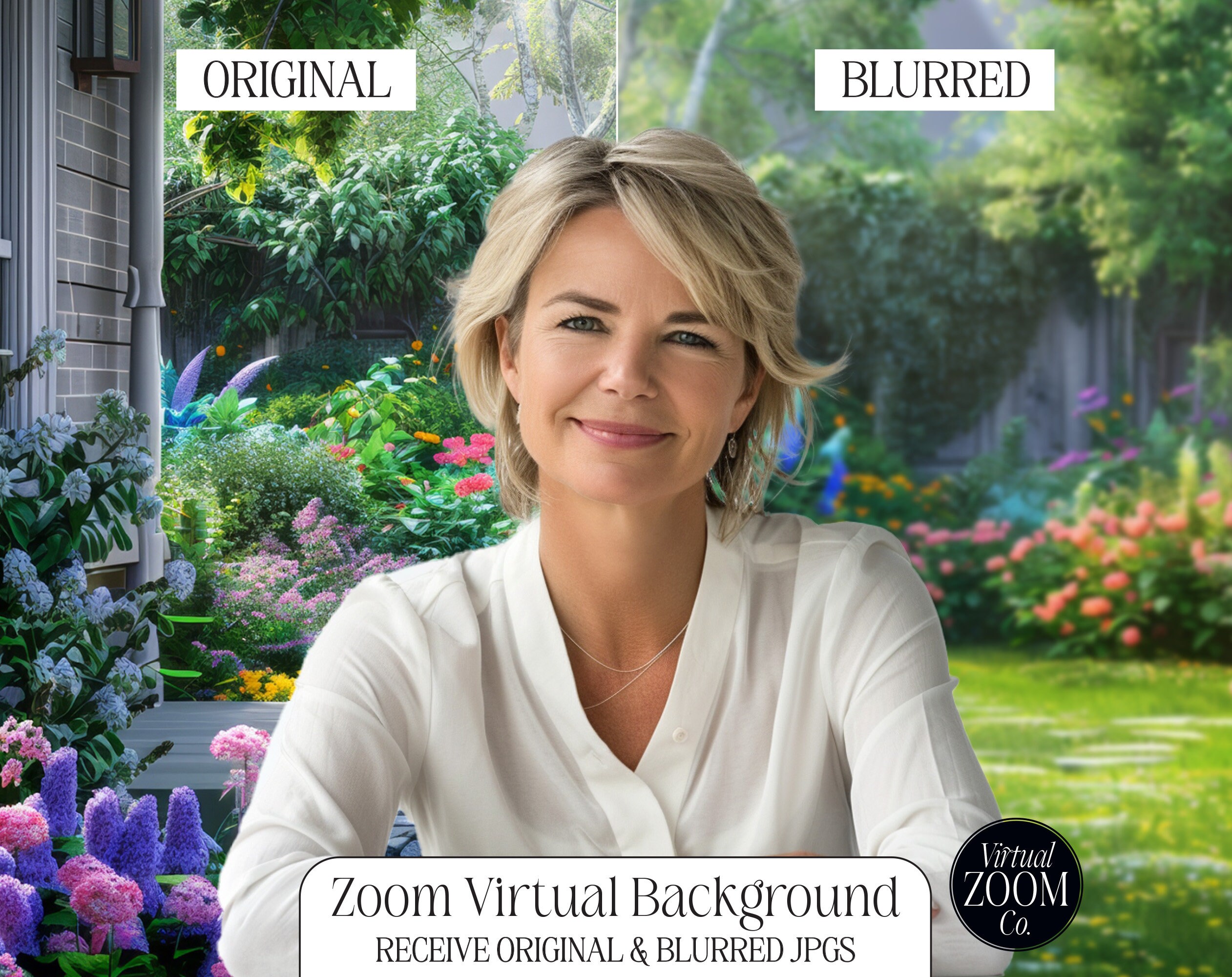 Zoom Background Spring Cottage Garden Zoom Flowers Zoom Photo Nature ...