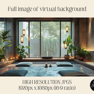 Zoom Background Wellness Retreat Zoom Virtual Background Zen Zoom Spa Retreat Image Zoom Calming ...