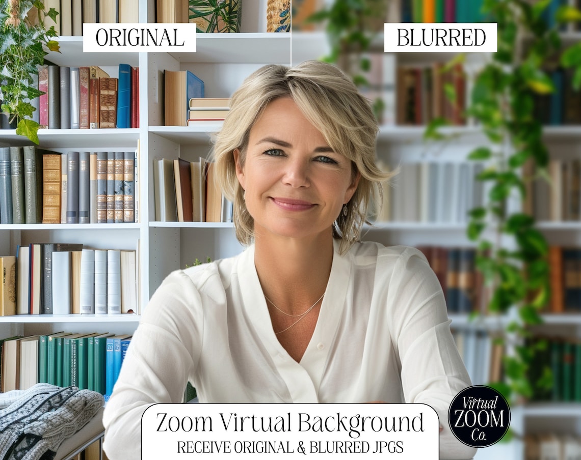 Zoom Background, Colored Books on Bookshelf, Bookshelf Zoom ...