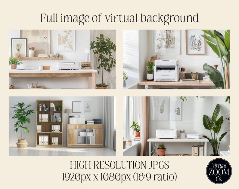 Zoom Background Home Office Zoom Office Background Virtual Background ...