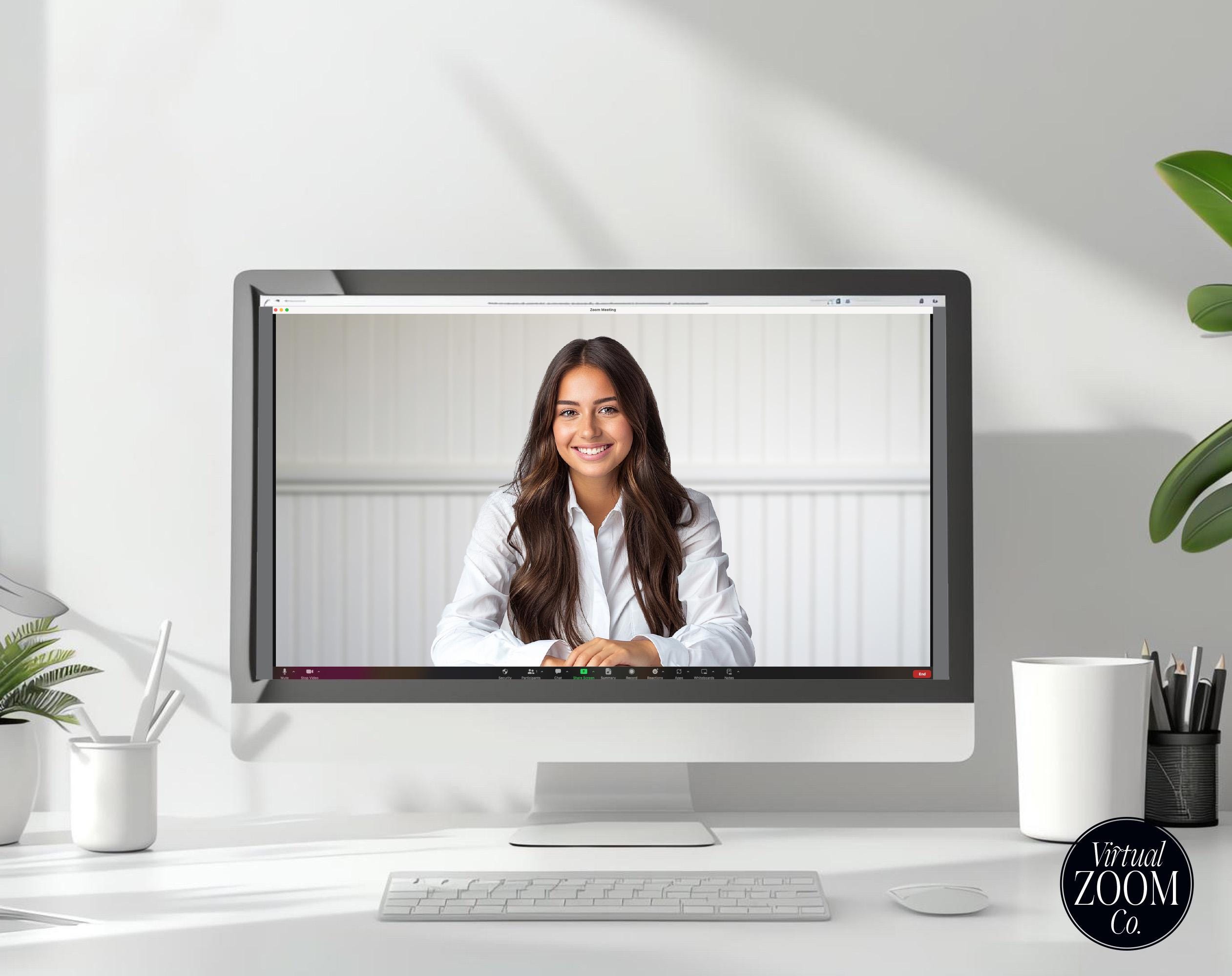 Zoom Background Panel Wall Zoom Minimalist Office Background Zoom ...