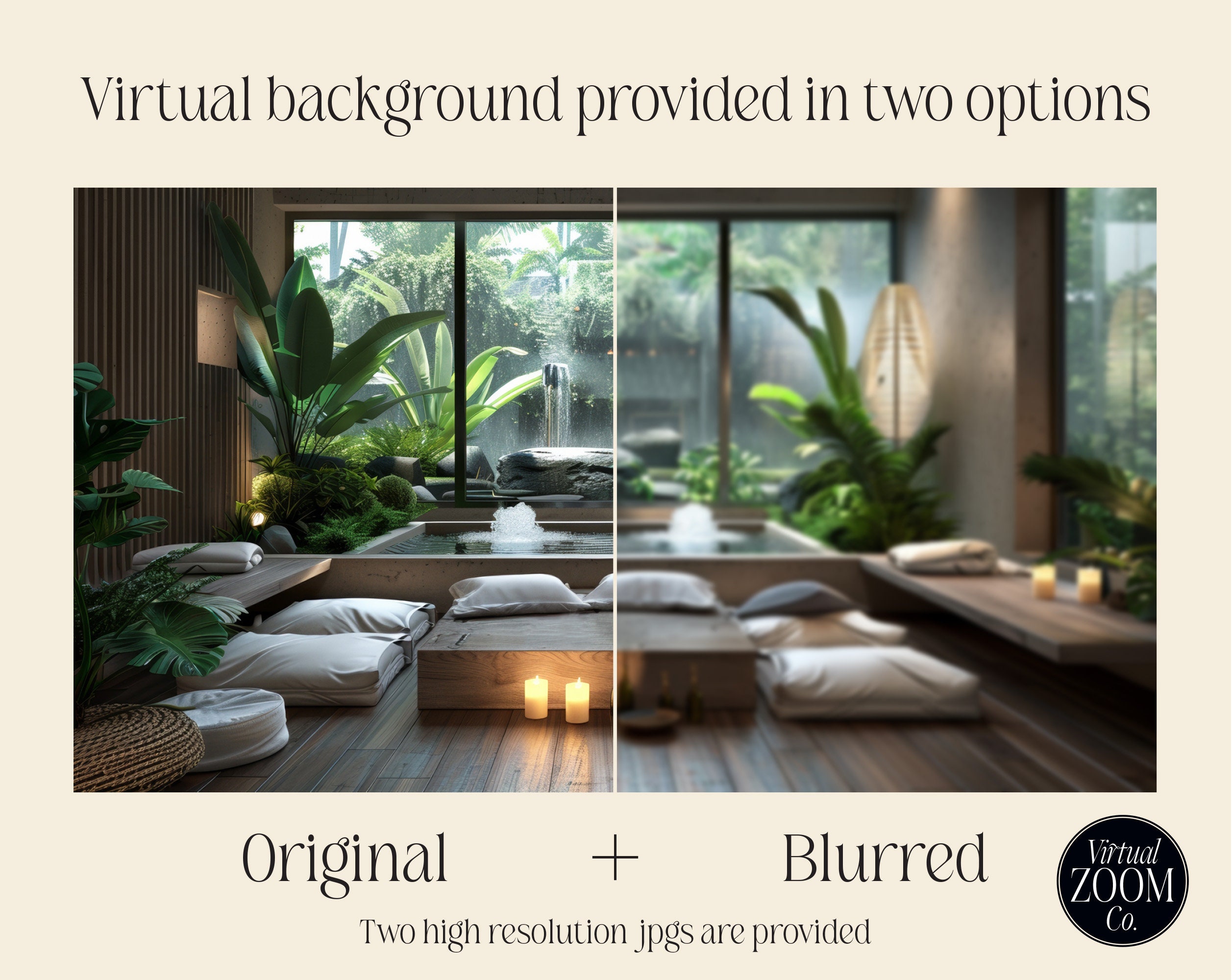 Zoom Background Yoga Retreat Wellness Retreat Weekend Spa Retreat Zoom ...