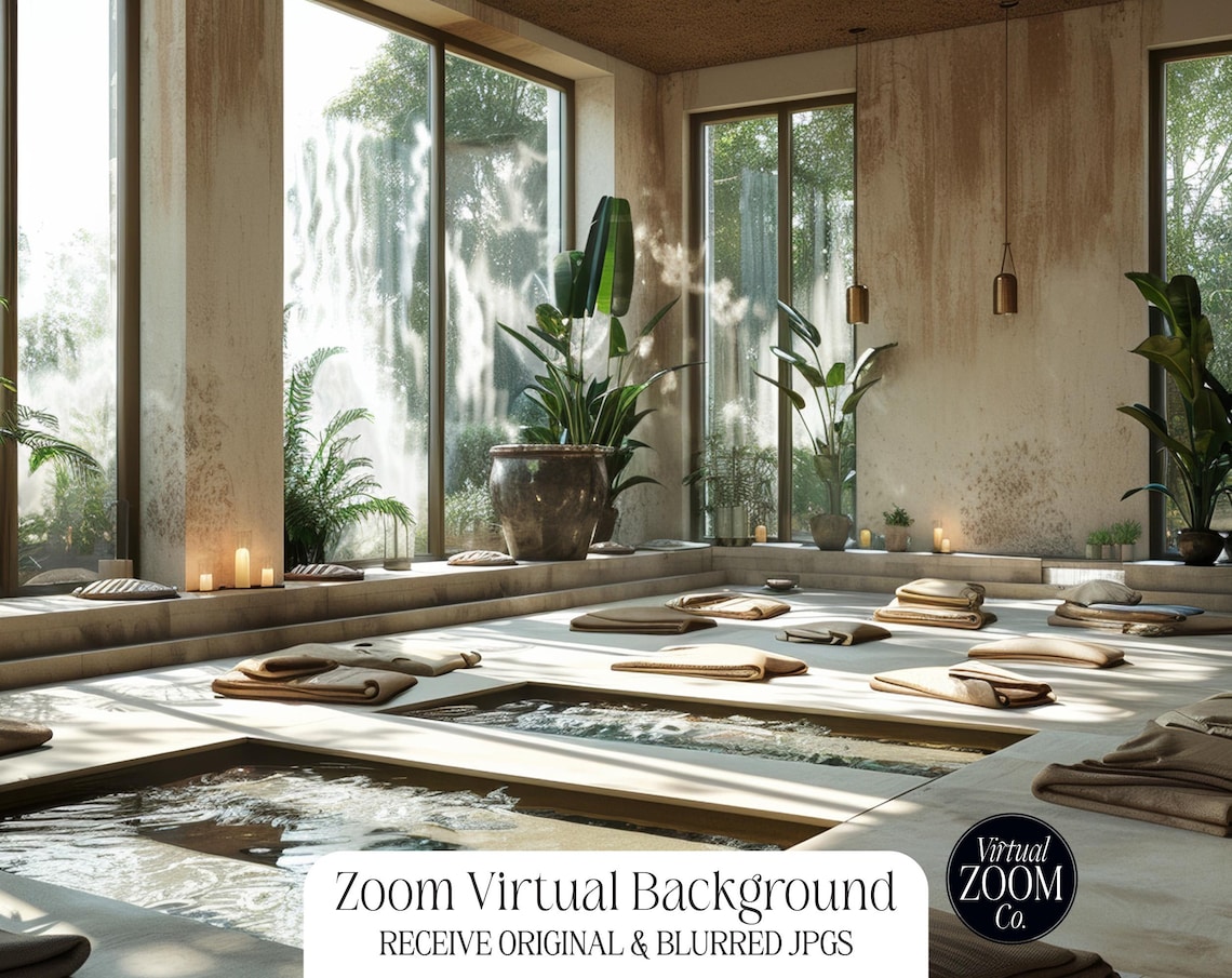 Zoom Background Yoga Retreat Wellness Retreat Weekend Spa Retreat Zoom ...