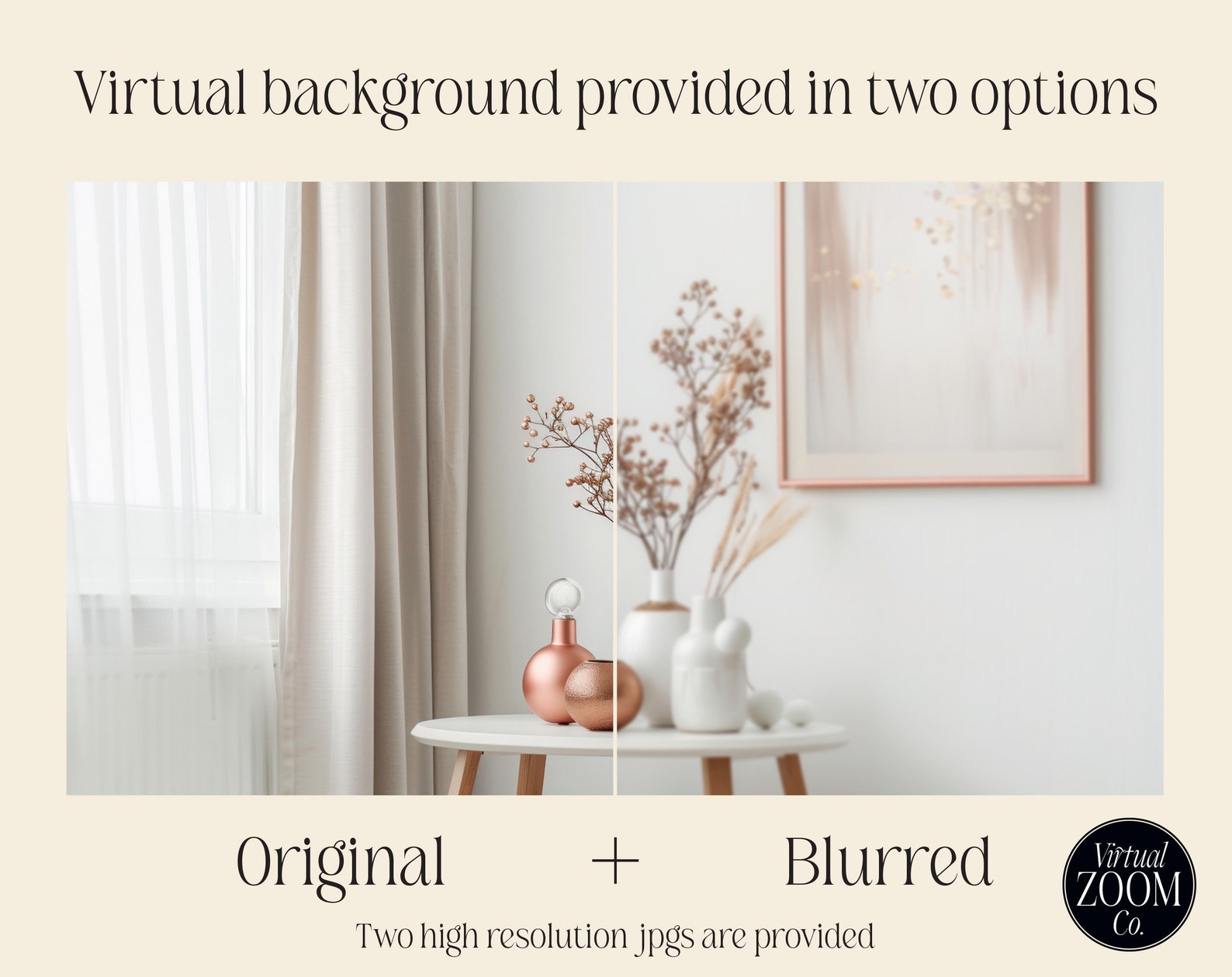 Zoom Background Professional Zoom Background Luxury Home Wall Art Zoom ...