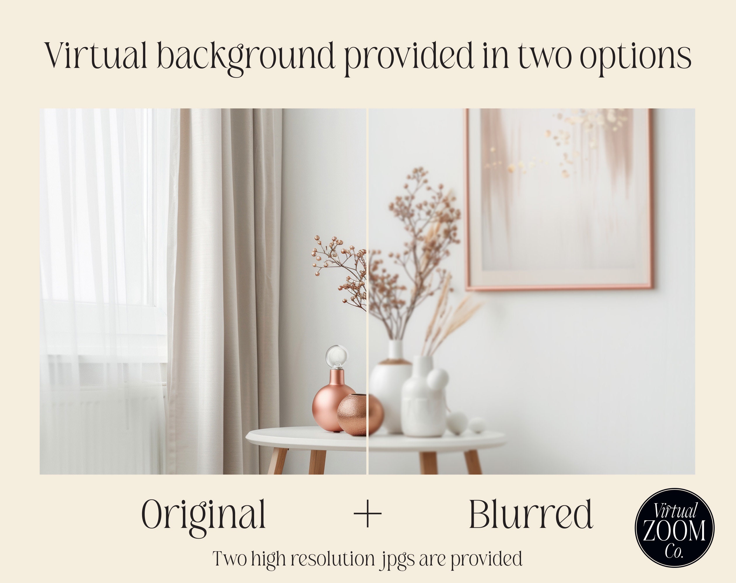 Zoom Background Professional Zoom Background Luxury Home Wall Art Zoom ...