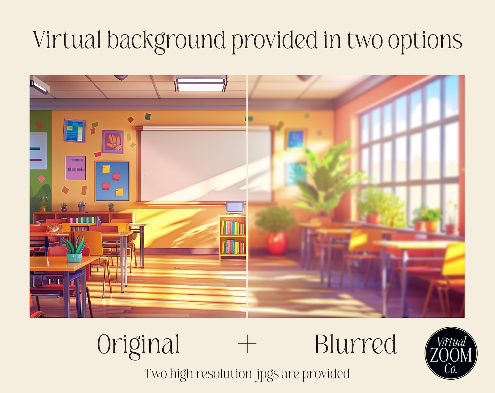 Zoom Background School Classroom Zoom Teacher Virtual Classroom School ...