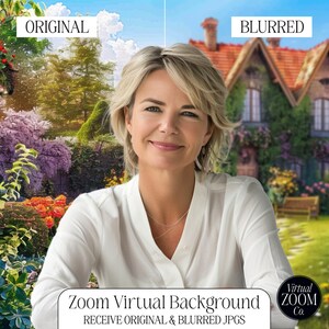 Zoom Background Spring Cottage Garden Zoom Flowers Zoom Photo Nature ...