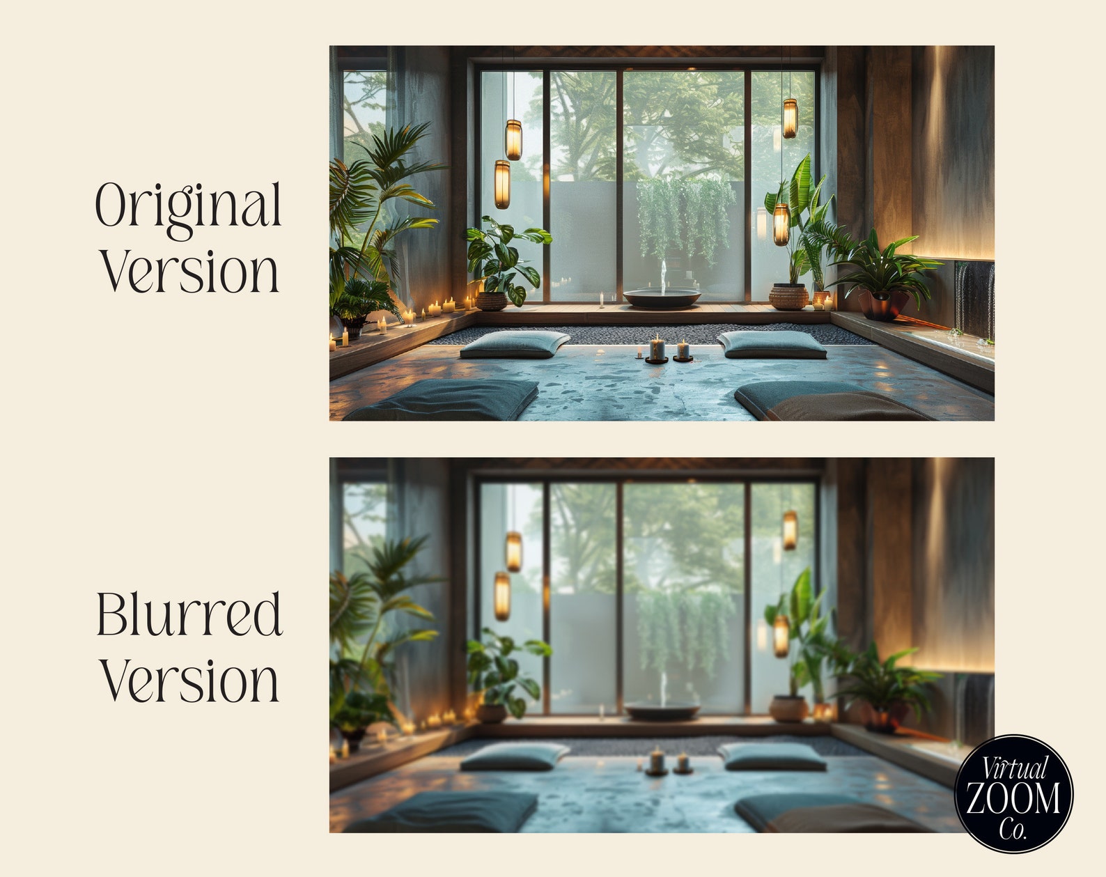 Zoom Background Wellness Retreat Zoom Virtual Background Zen Zoom Spa ...