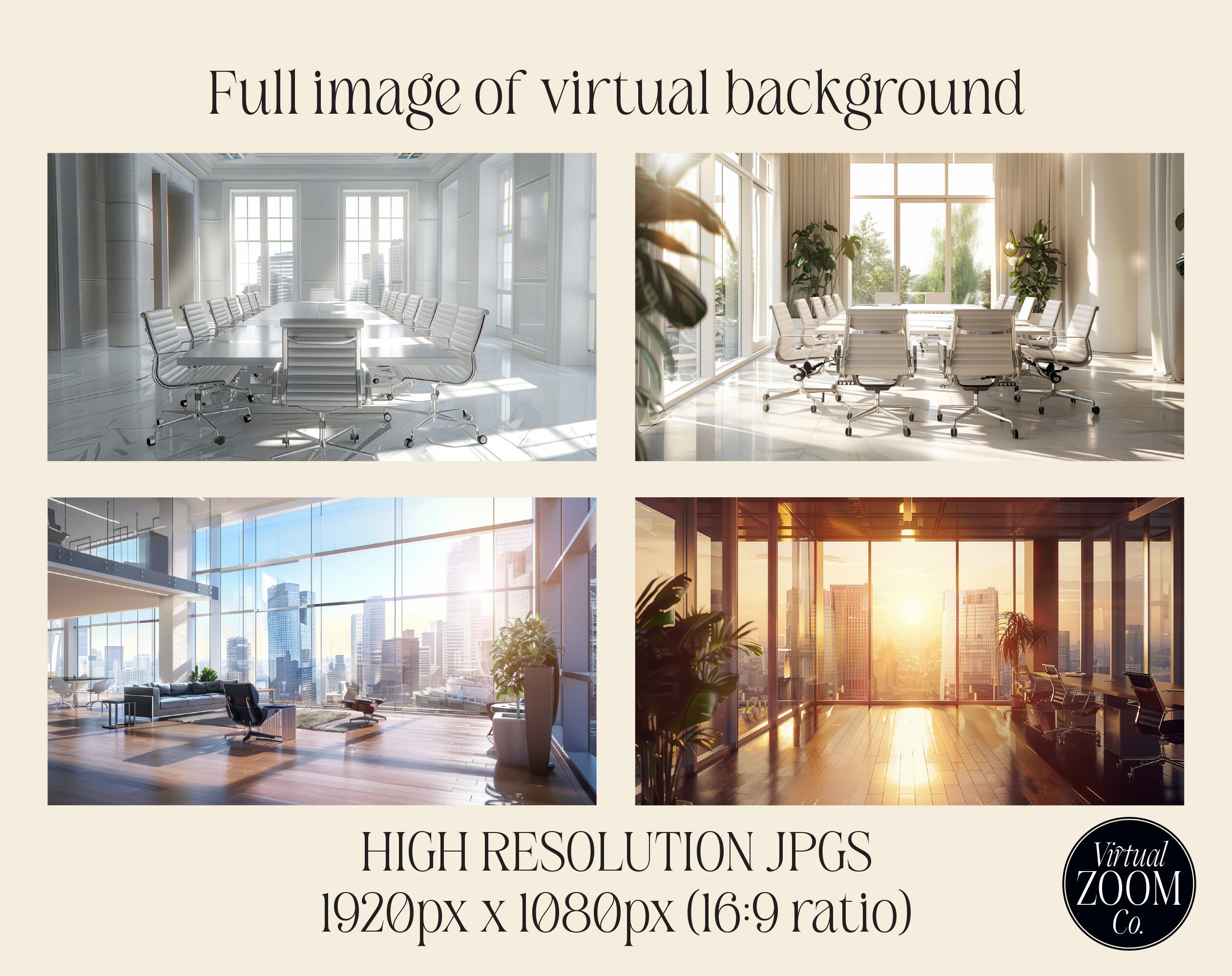 Zoom Background, Corporate Zoom Background, Virtual Background, Zoom ...