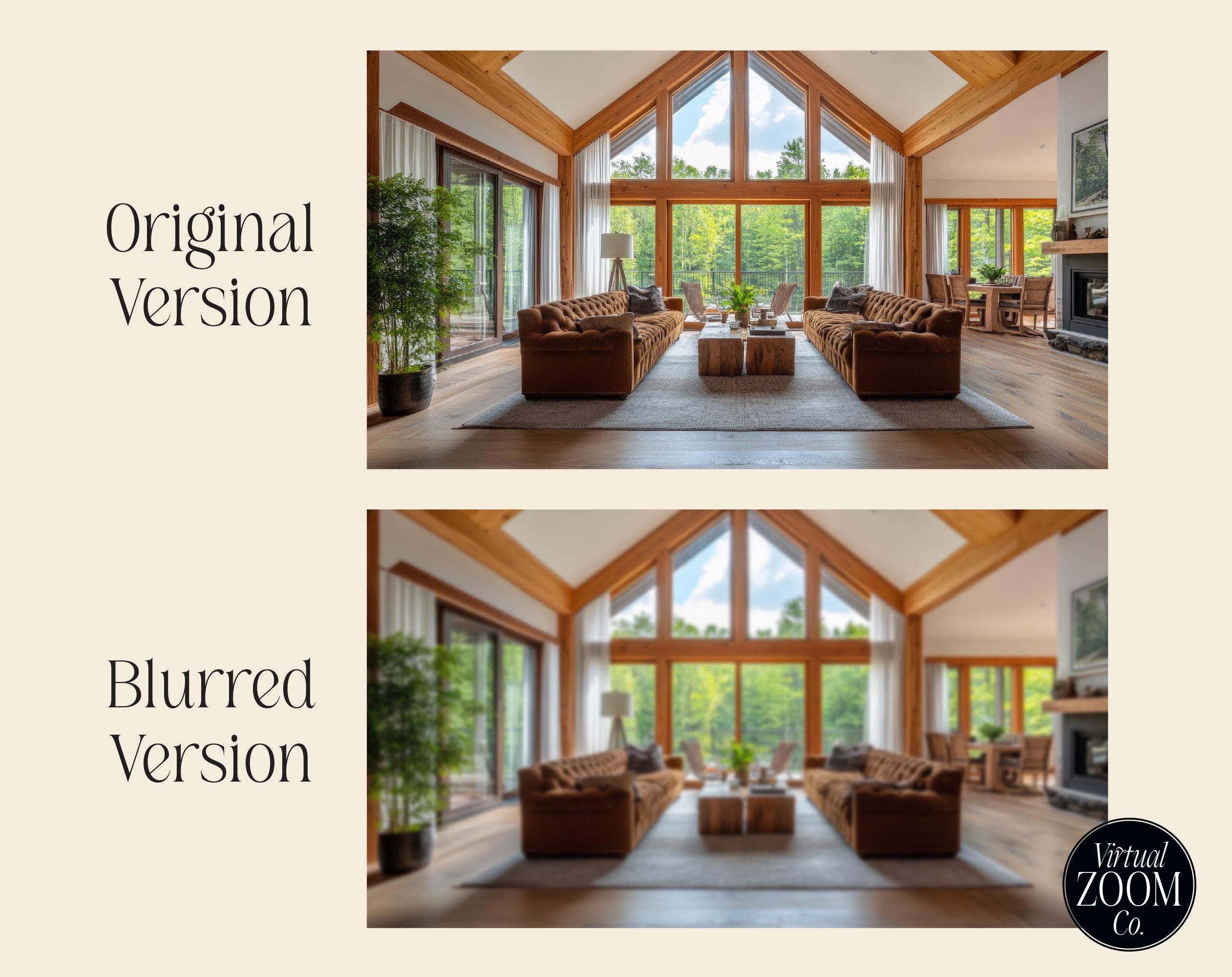 Zoom Background Family Room Professional Zoom Background Timber Home ...