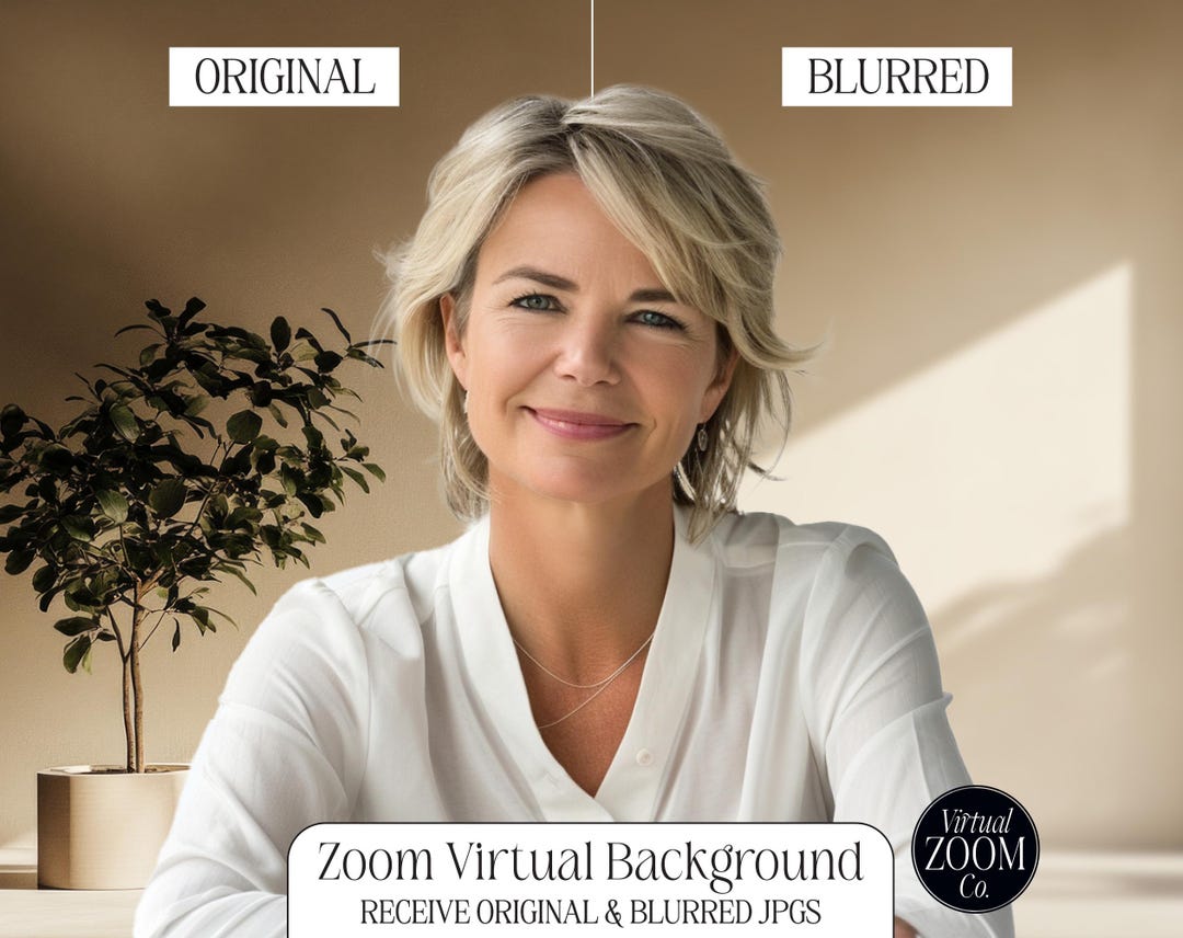 Zoom Background Neutral Wall Zoom Minimalist Office Background Zoom ...