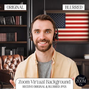Zoom Background 4th of July American Background Professional Zoom ...